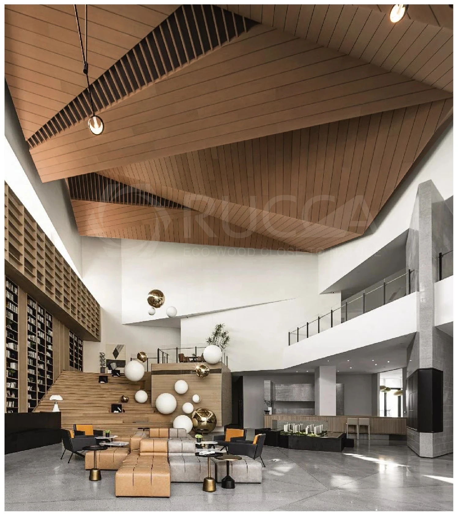 Solid Board Look Like Composite Woods for Wall Cladding