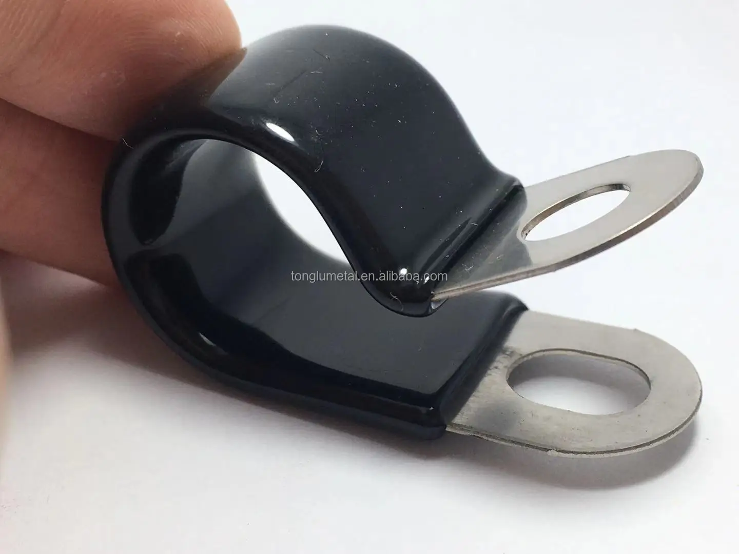 Rubber Lined P Clips High Quality Coated Pipe Hose Clamp - Buy Rubber ...