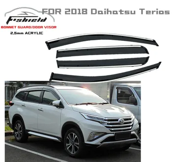 For 2018 2019 2020 Daihatsu Terios Window Visor Door Visor Sun Rain ...