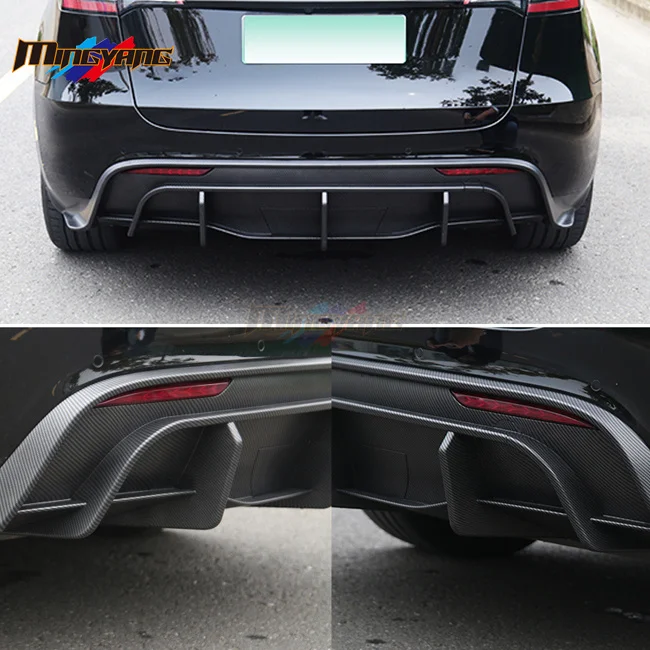 High Quality Car Bumpers Facelifts Rear Bumper Rear Lip For Tesla Model ...