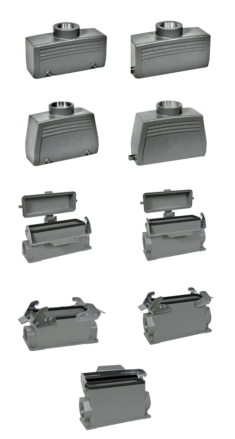 H24B Series Waterproof Side Entry High Structure Metal Hoods with ...