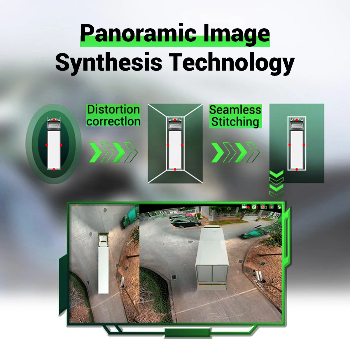360° AVM Surround View Camera System for Vehicle Safety