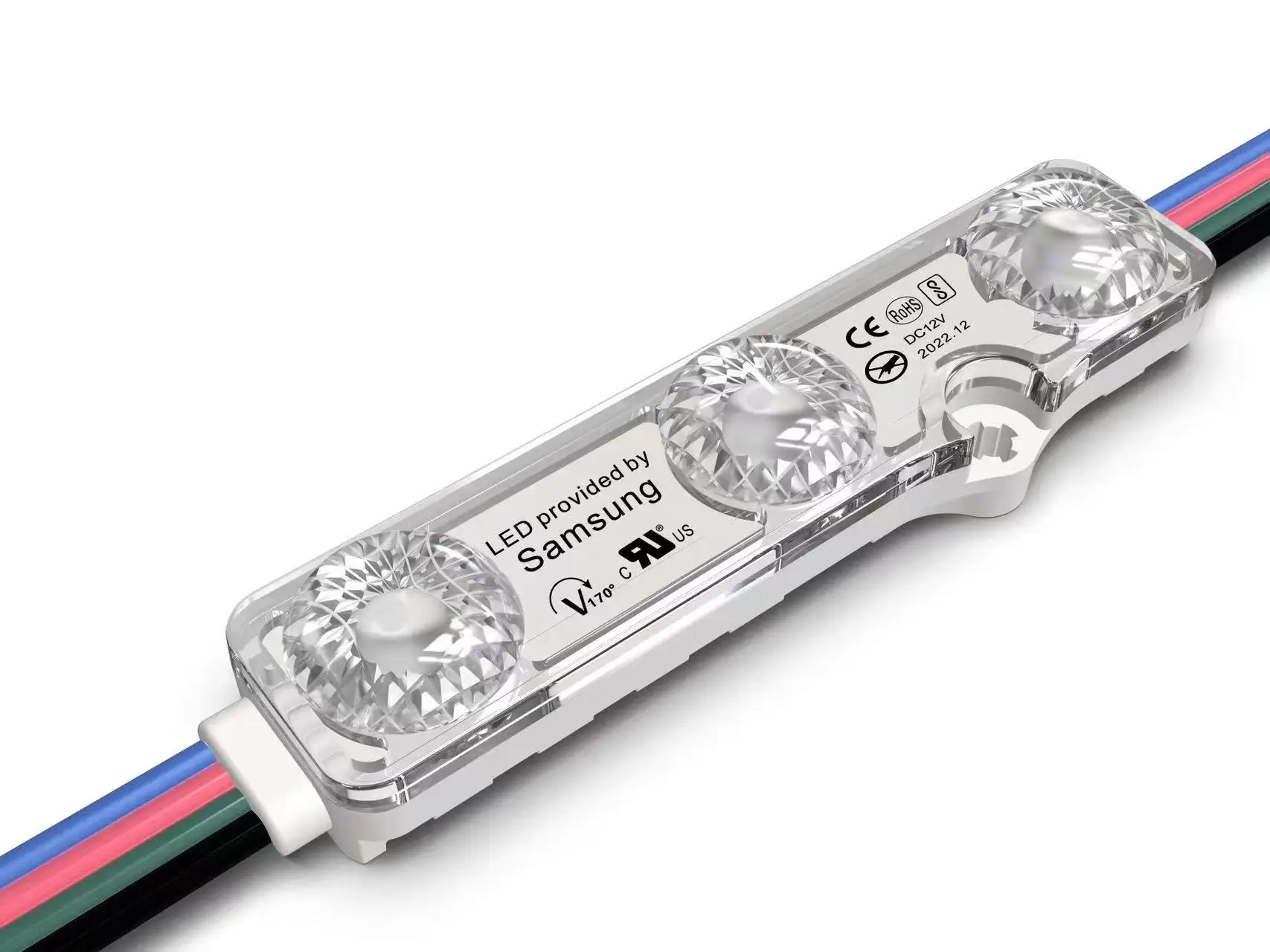 4 Leds Warm White Led Modules High Brightness Samsung Led No Voltage ...