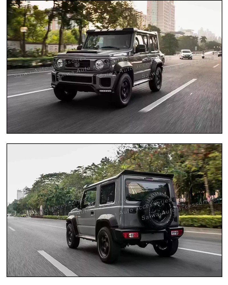 Lb Style Wide Body Kit For Suzuki Jimny Jb64 Jb74 G Mini Type 1 Front Bumper Auto Parts Grille ...