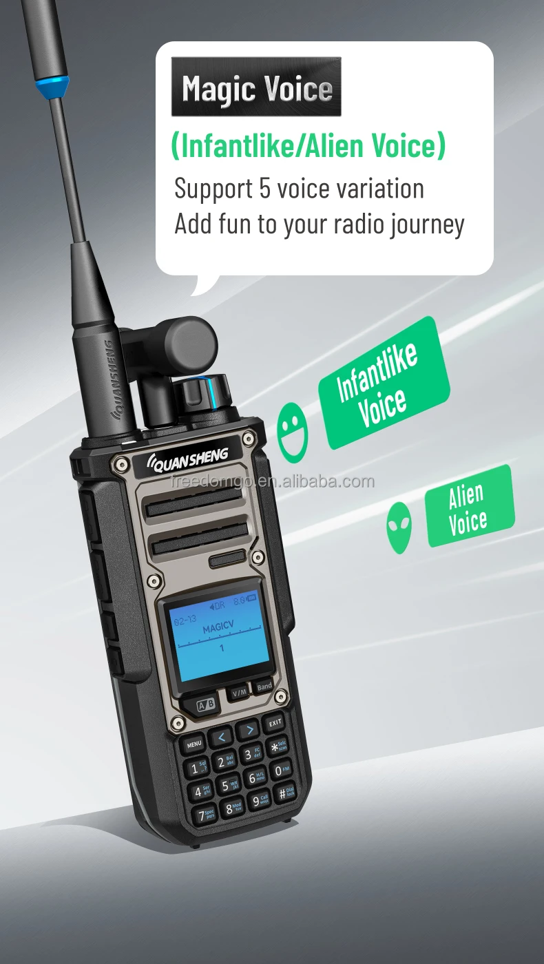 Quansheng TK11 Dual Band 10W Walkie Talkie - Reliable Communication