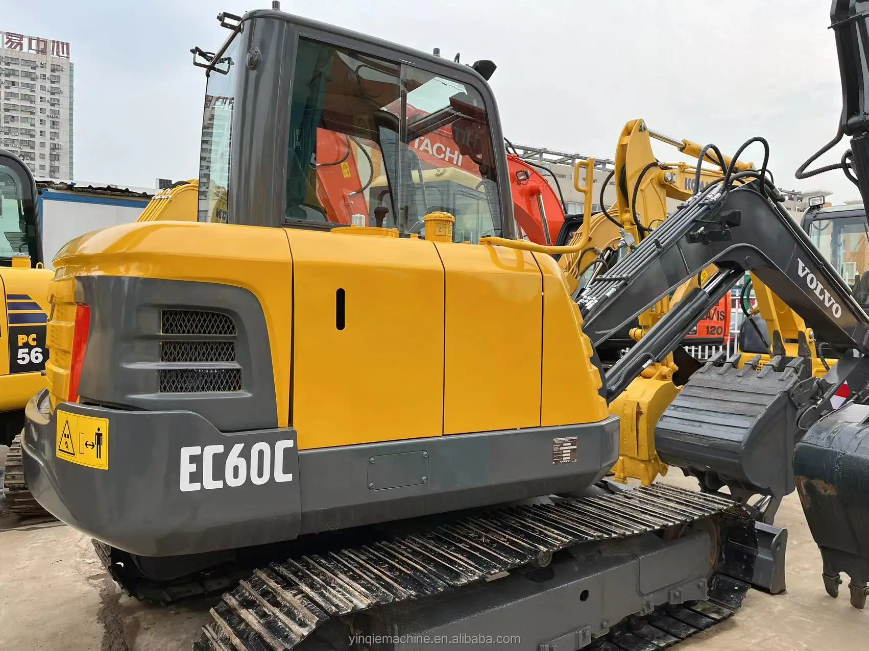 Volvo Ec60c 6ton Mini Excavator Hydraulic Volvo Ec60 Crawler Secondhand ...