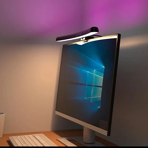 Curved screen Monitor Light RGB Backlight Computer Light Bar Gaming ...