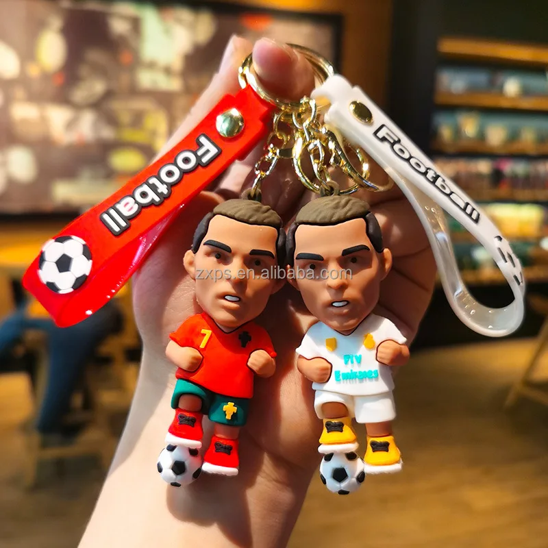 Wholesale Cristiano Ronaldo Plastic Soft Pvc Rubber Mini 3d Soccer ...