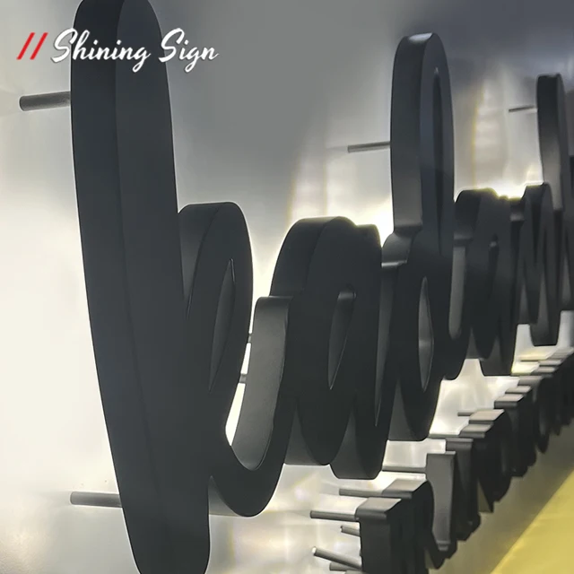 Shining Sign Factory Custom Retail Signs Metal Relief Blister 3d ...