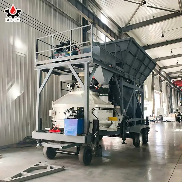 SDDOM Concrete Machinery compacted Portable Precast Concrete machine ...
