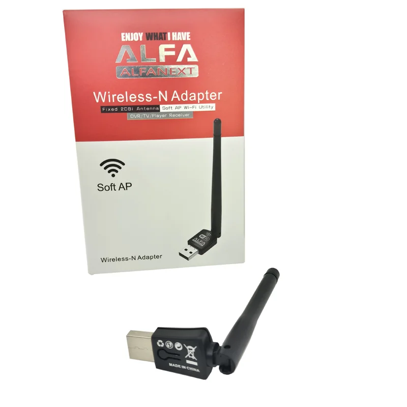 Wireless 150mbps Wifi Dongle - Alfa USB Adapter for Data Transfer