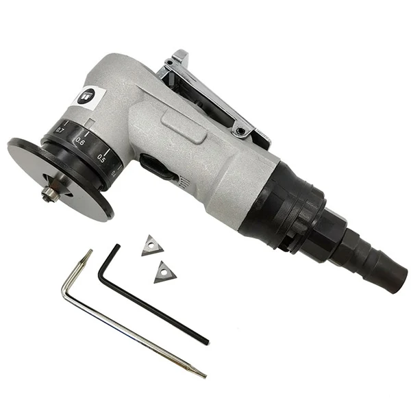 Hand Held Pneumatic Chamfering Machine 45 Degree Angle R Angle Burr ...