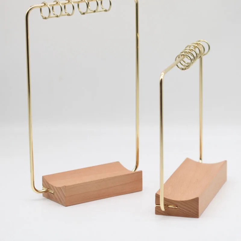 Modern Simple Wooden Calendar Base Desk Calendar Base Kitchen Metal ...