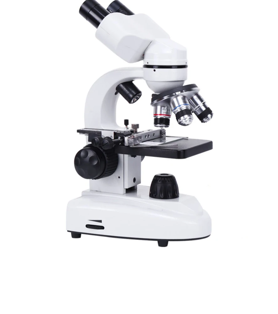 Student Education Compound Biological Optical Binocular Microscope 40X ...