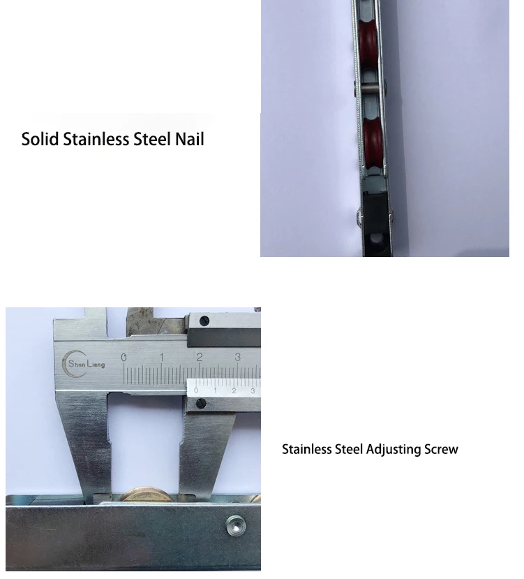 Adjustable Windows Sliding Door Double Roller Wheels Steel Bearing ...