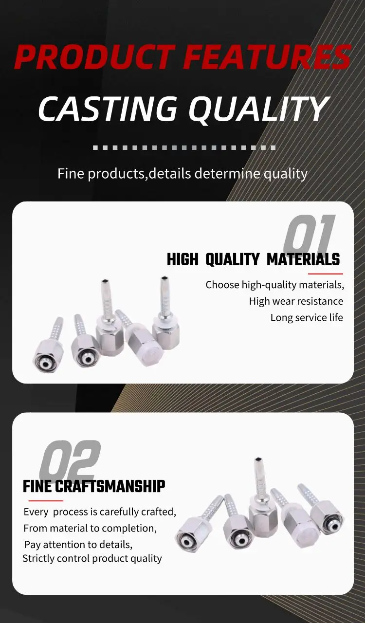 20411 20441 20491 Jic/npt/bsp/sae/din/metric Reusable Hydraulic Hose ...