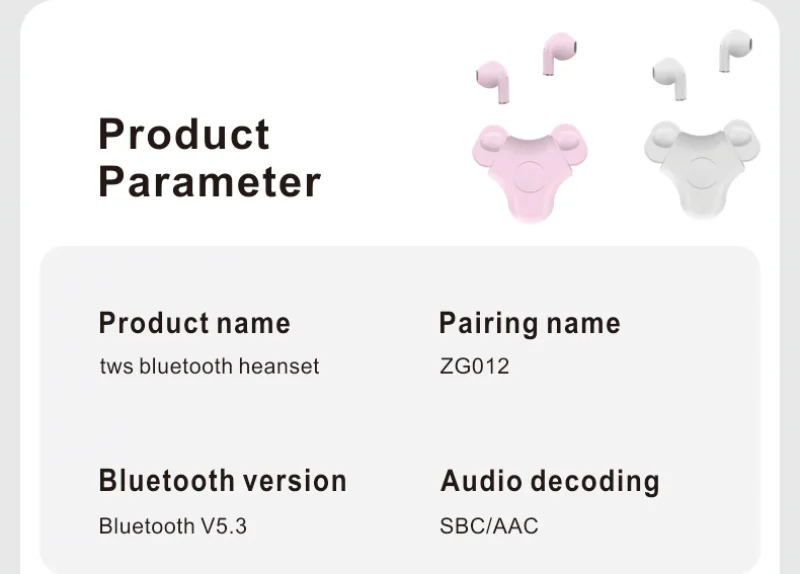 Dualmm Wireless Earphones Wireless Headphones Patent Fone Wireless 5.3 ...