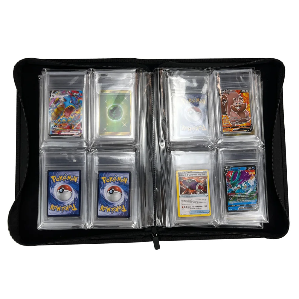 PU bts Top Loader Leather Toploader One Touch Storage Baseball Sports ...