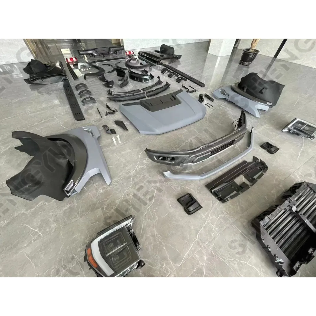 Car Body Kit For Ford F-150 2015-2020 To Raptor Style 2021 Including ...