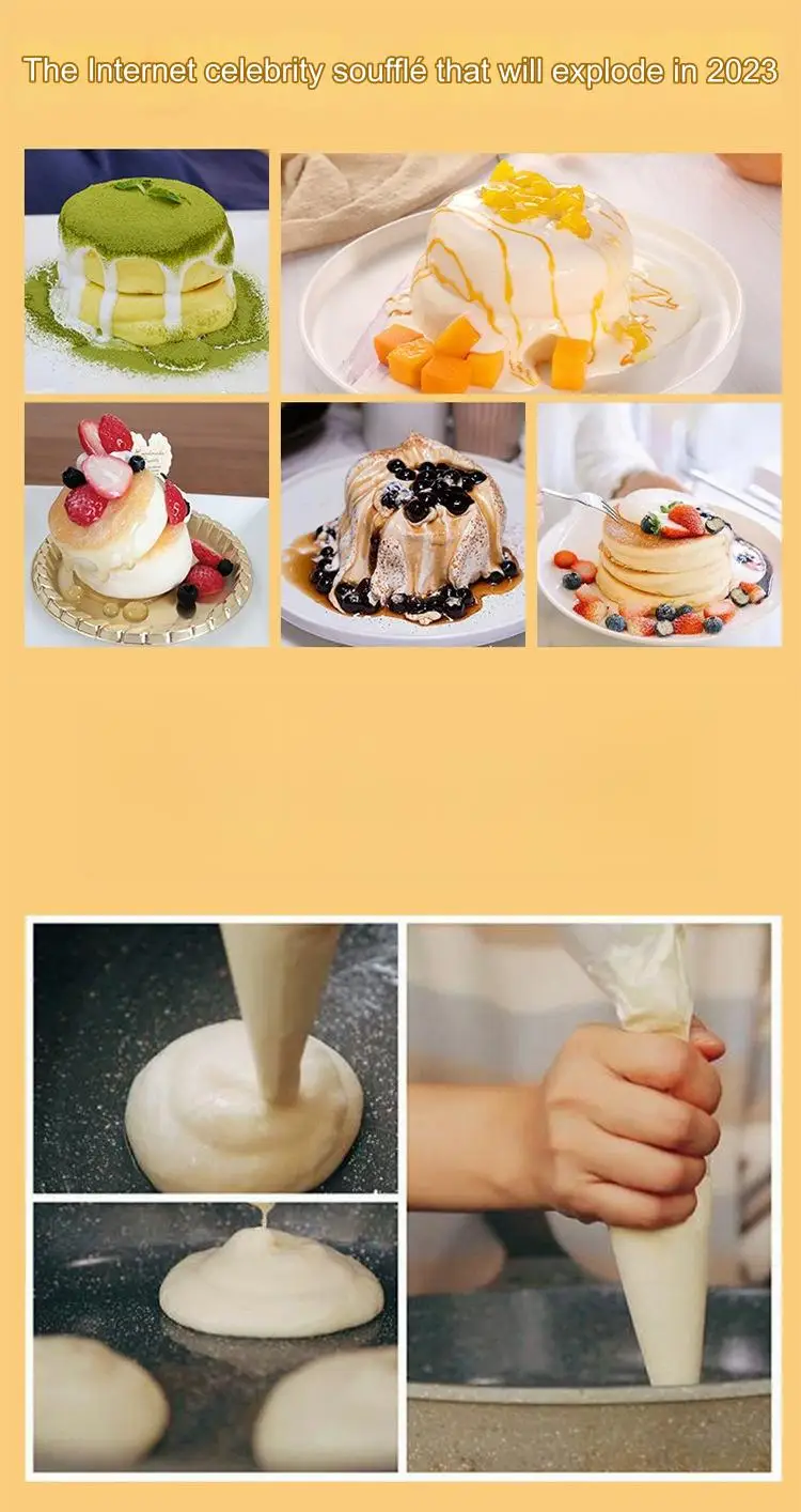 Stainless Steel Body Mini Cake Machine Not Easy To Rust Souffle Making ...