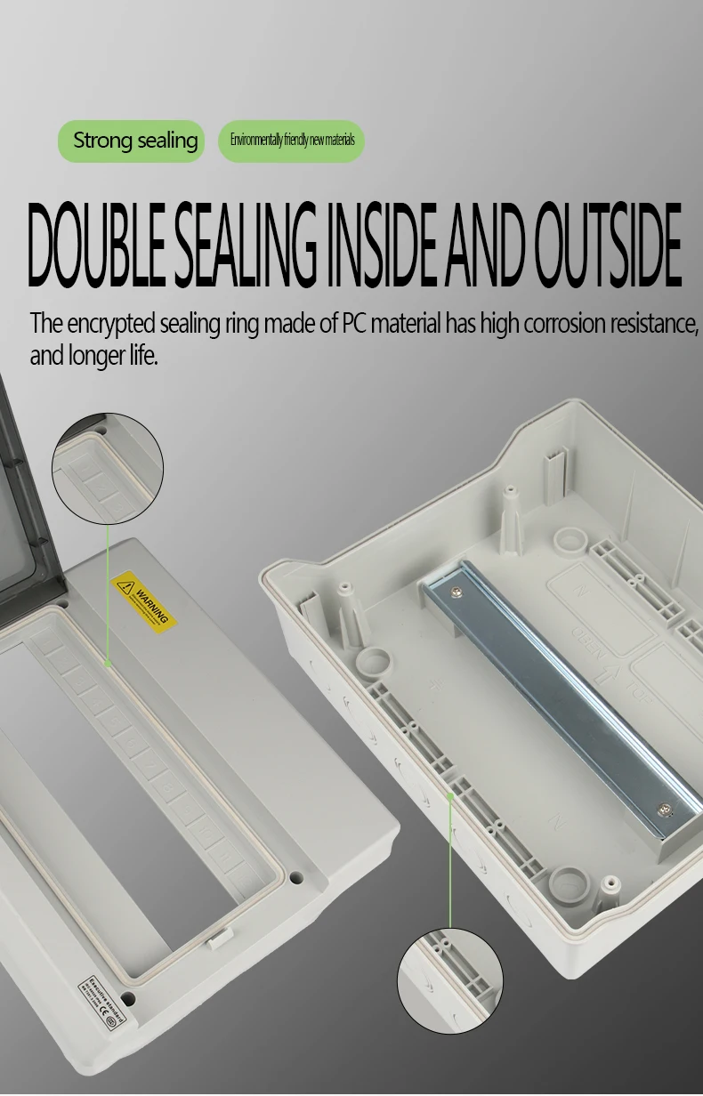 Lyebox Mcb Plastic Enclosure Box Ha-9 Ways Ip66 Outdoor Waterproof ...