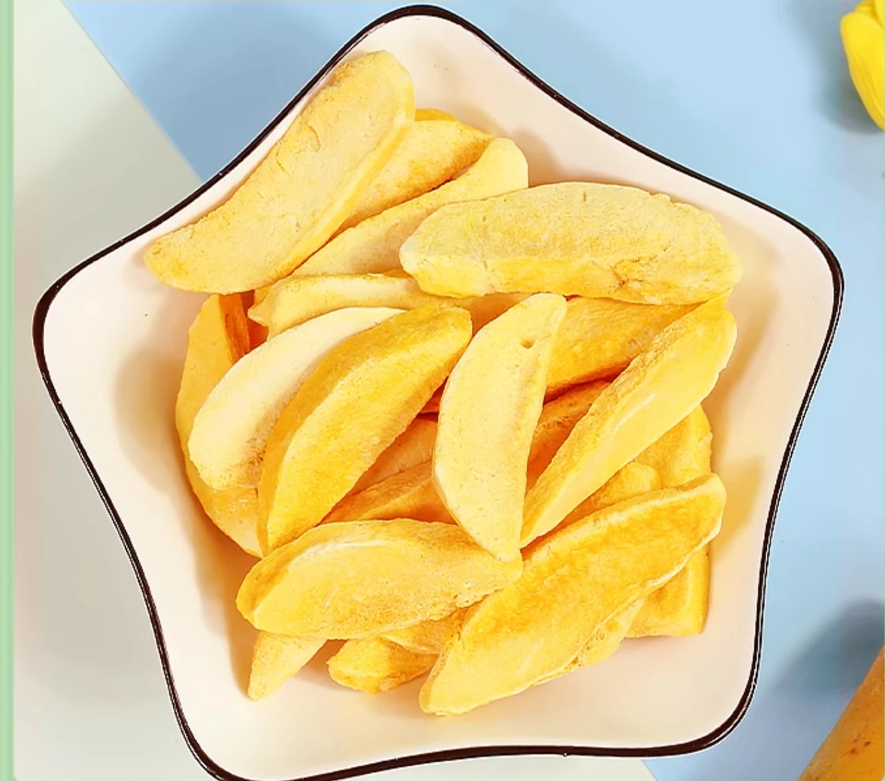 Organic Freeze-Dried Sliced Mango FD Fruit Vacuum-Packed Bulk ...