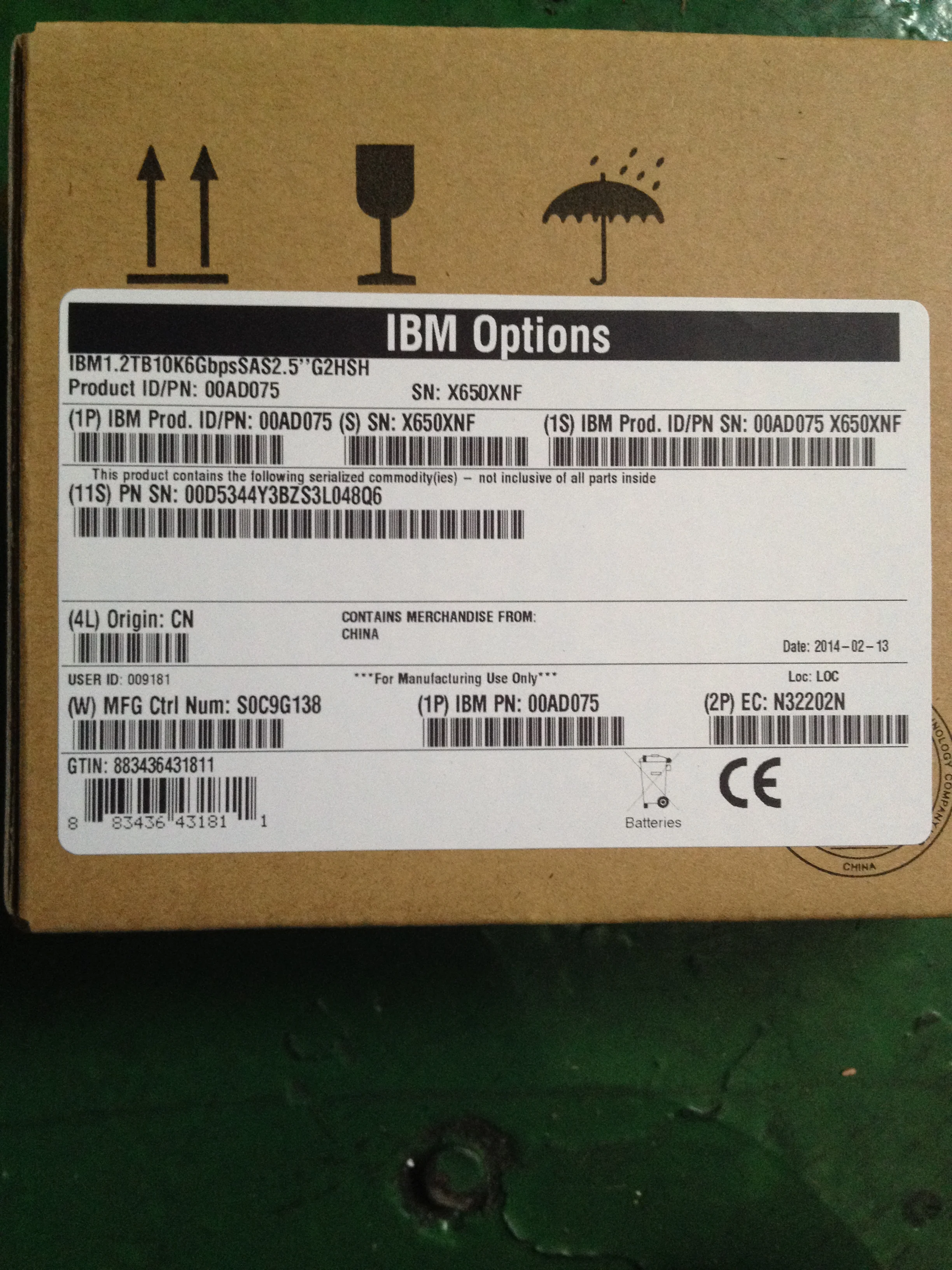 Good Price SAS 7200RPM 6G 7.2K 3.5inch Server Hard Drive 2TB Hdd ...