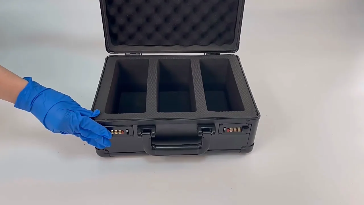 Graded Sports Psa Case Aluminum Frame Card Slab Storage Case With 3 Row ...