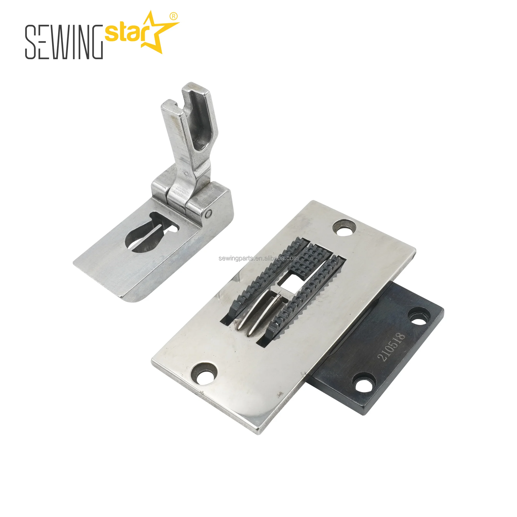 Lotus Root Sewing Machine Gauge Set Needle Plate Feed Dog Tooth Presser ...