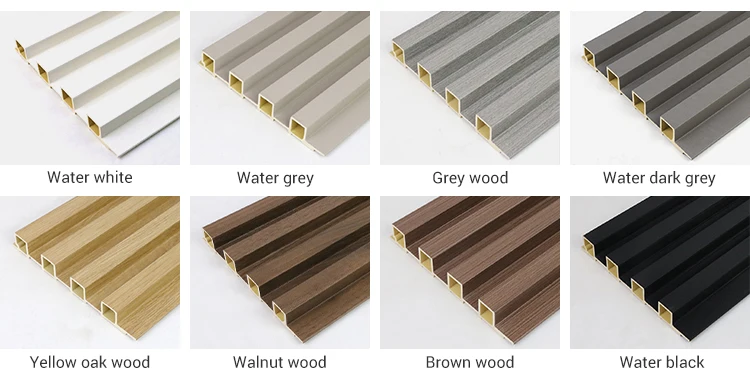 Quick Installation PVC Louvers Wall Panel for Indoor Decor