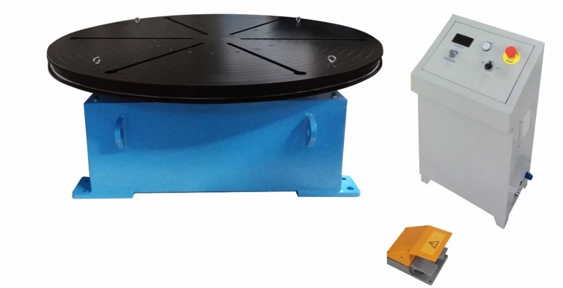 1 Axial Rotator Automatic Welding Rotary Positioner Table