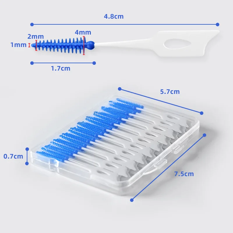 New Arrival Soft Silicone Toothpicks Between Teeth Brush 20 /40 ...