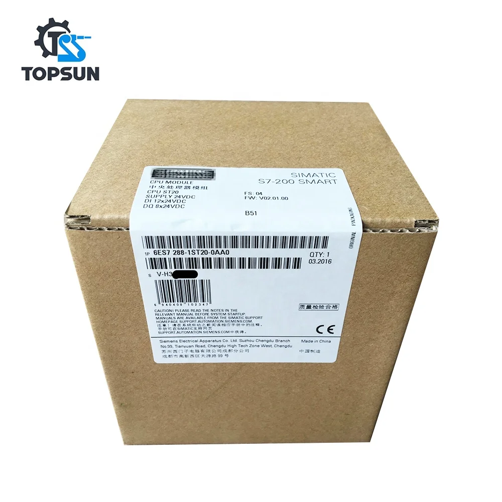 Original Simatic S7-200 Smart Cpu 6es7288-1st20-0aa0 St20 Standard Cpu - Buy Original Simatic S7 ...