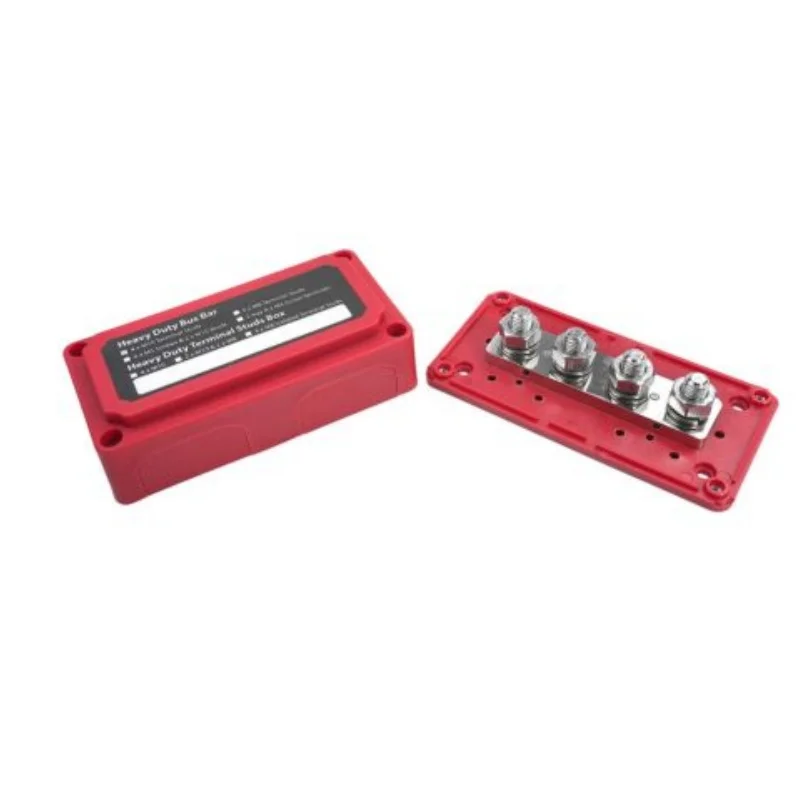 300a Bus Bar Heavy Duty Module Design Power Distribution Block 12v 24v 48v Dc Busbar Box With 4x ...