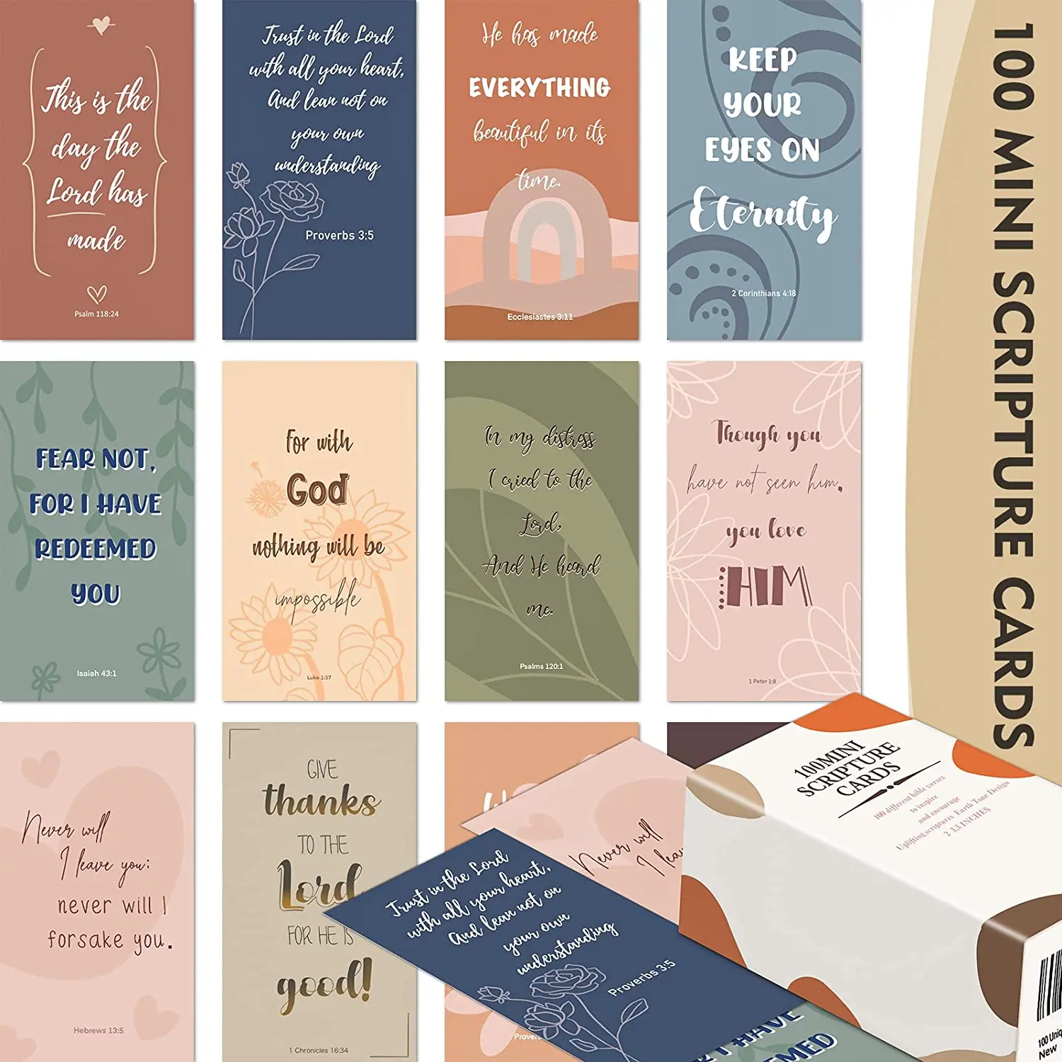 Diverse Inspiration Bible Verse Cards With Different Quotes Motivation ...
