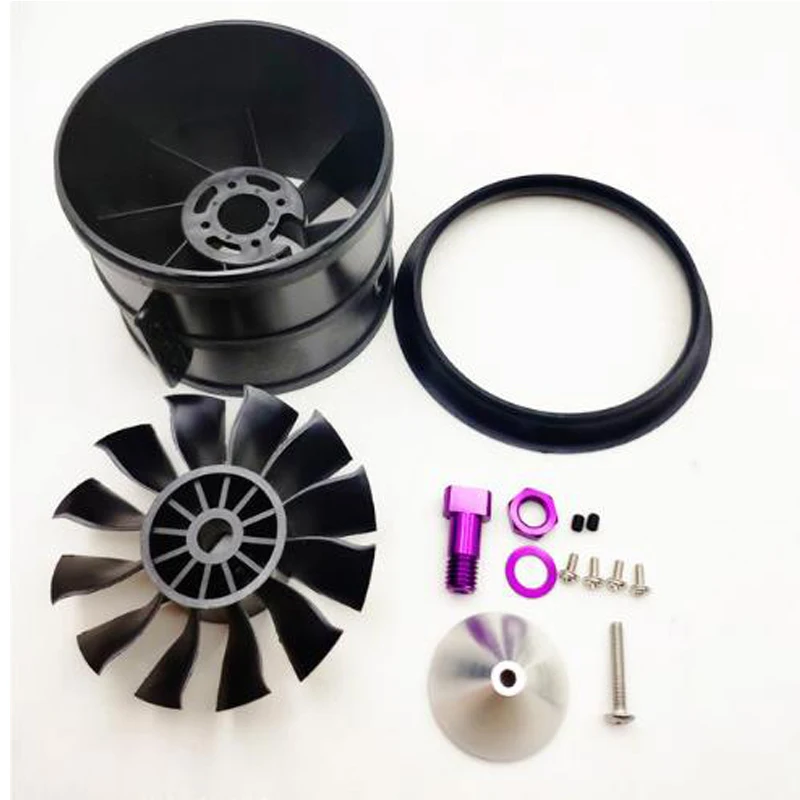 Qx-motor 90mm Ducted Fan Jet Edf 12 Blade 6s 8s12s Motor Engine Power ...
