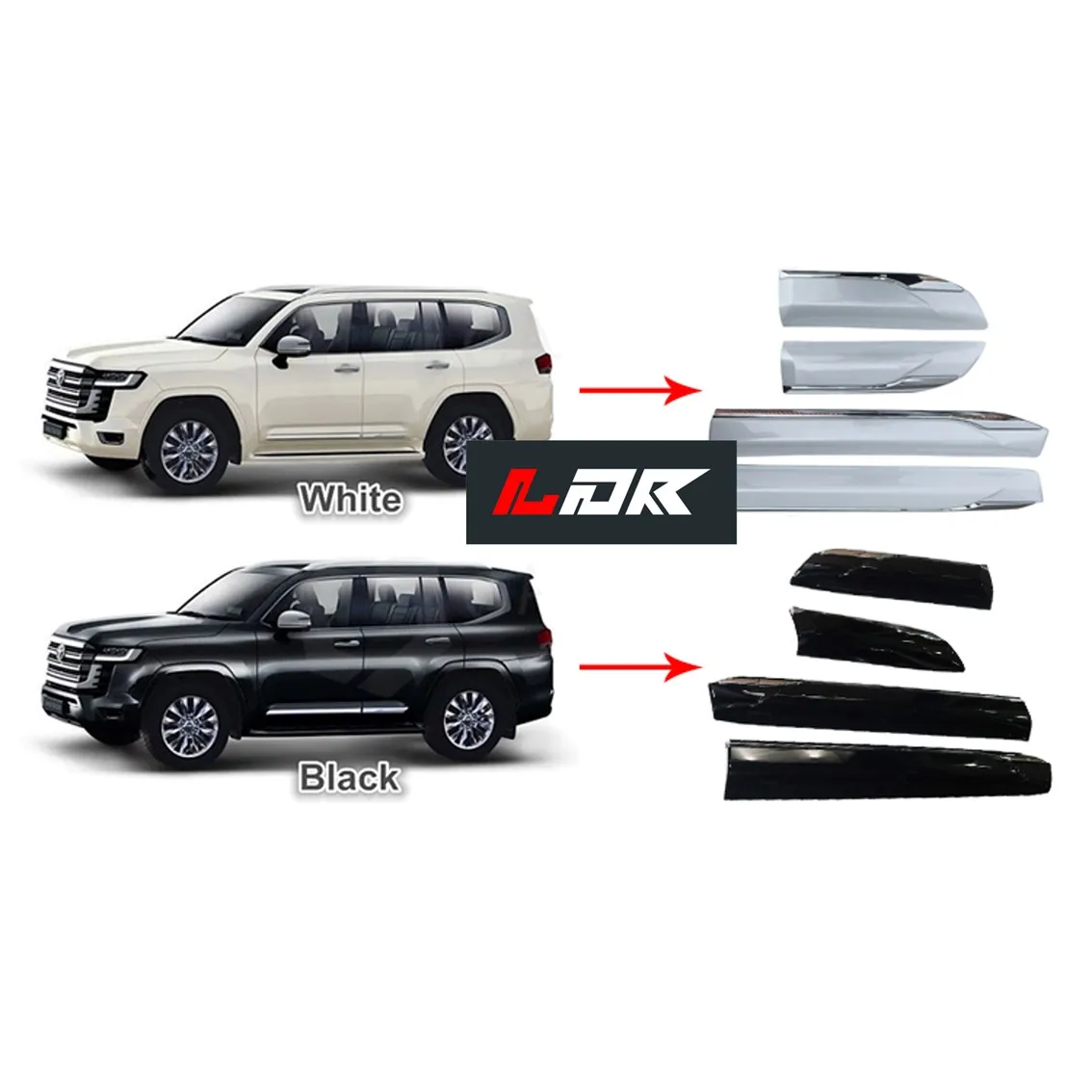 Car Bumpers Facelift Lc200 Bodykit To Lc300 For Land Cruiser 200 2008 ...