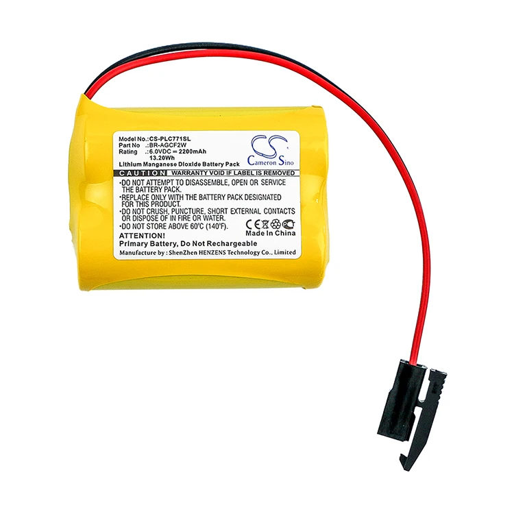 6.0v Li-mno2 2200mah / 13.20wh Battery For Ge Cs-plc771sl A06b-6093 ...