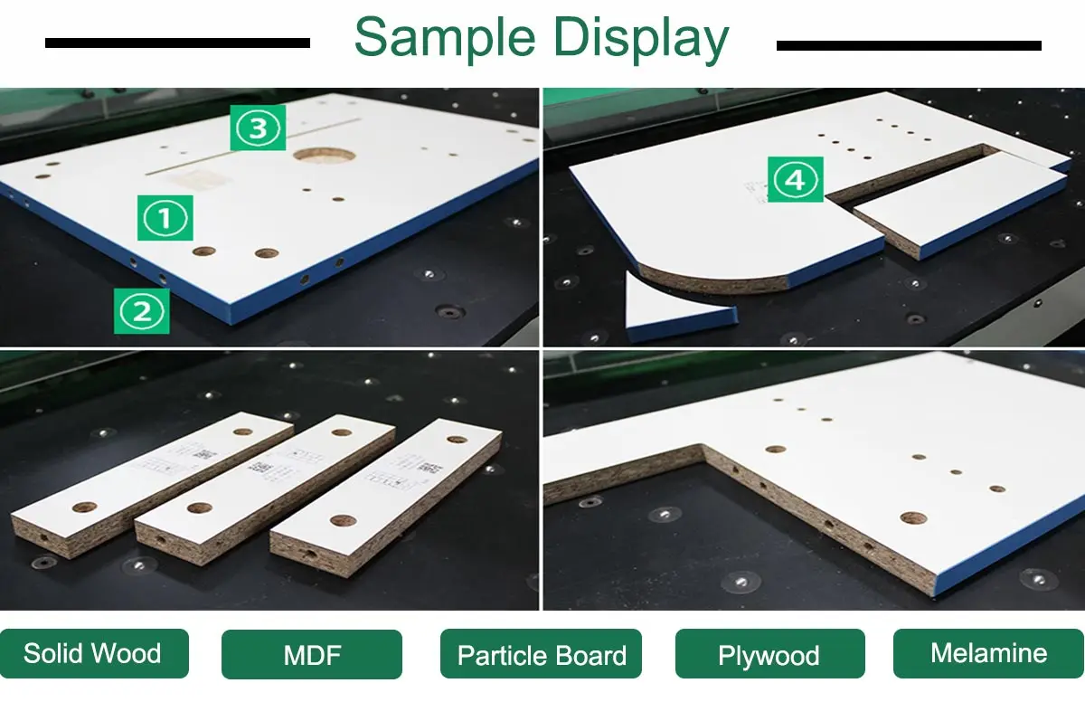 Cnc Automatic Wood Panel Mdf Furniture Cabinet Boring Horizontal Edge ...