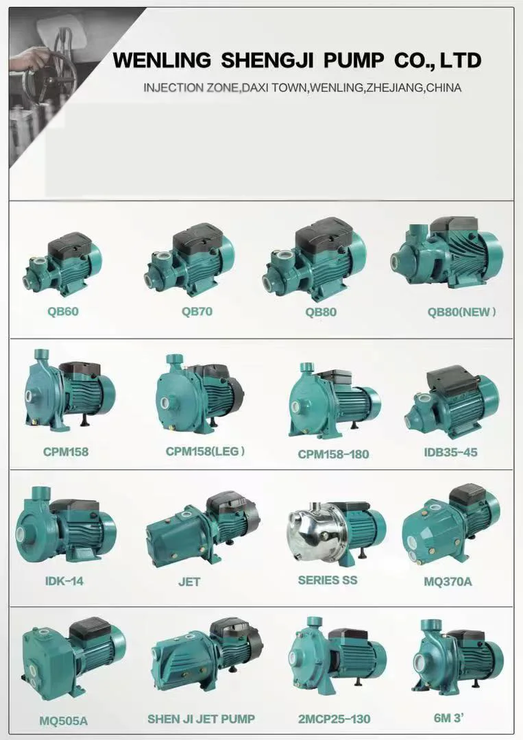 Small Engine Driven Hydraulic Centrifugal Surface Pump Cpm-158 1hp ...