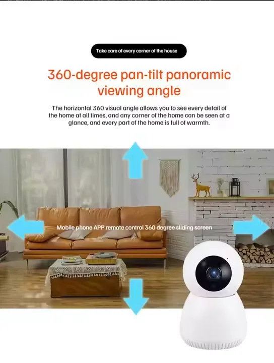 2.5K 5MP Cameras Wifi Indoor Ptz Wifi Ip Camera Outdoor Cctv Ai ...