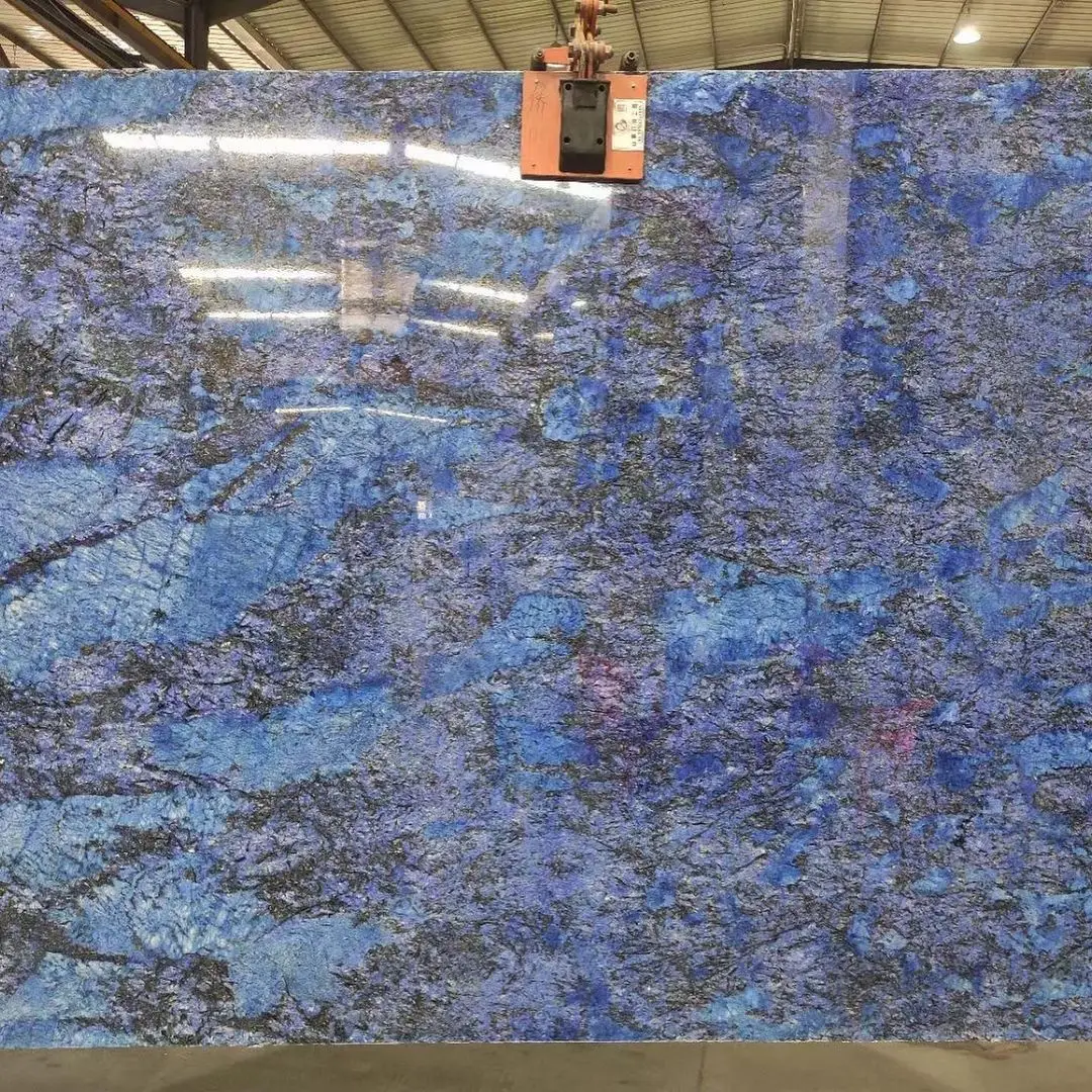 Luxury Stone Tone Brazilian Blue Granite Natural Stone 'blue Bahia' For ...