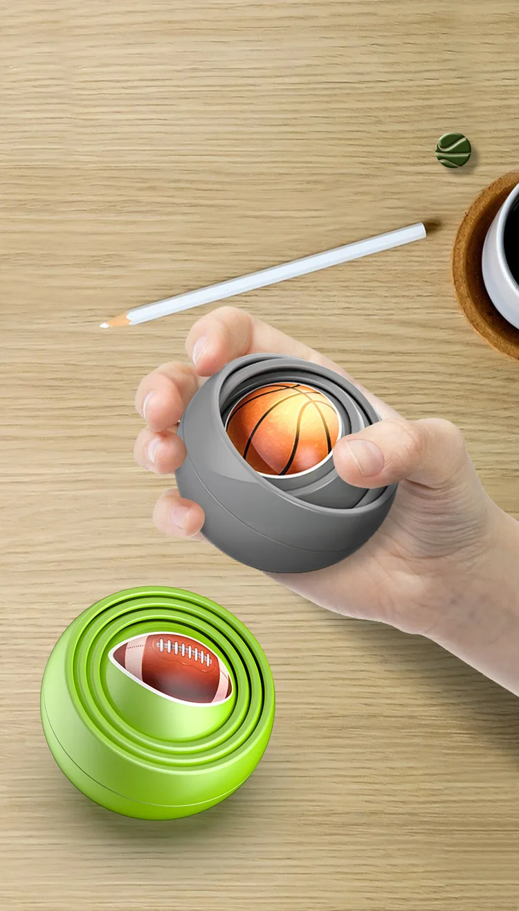 3D Infinite Flip Ball - Stress Relief Fidget Spinner Toy