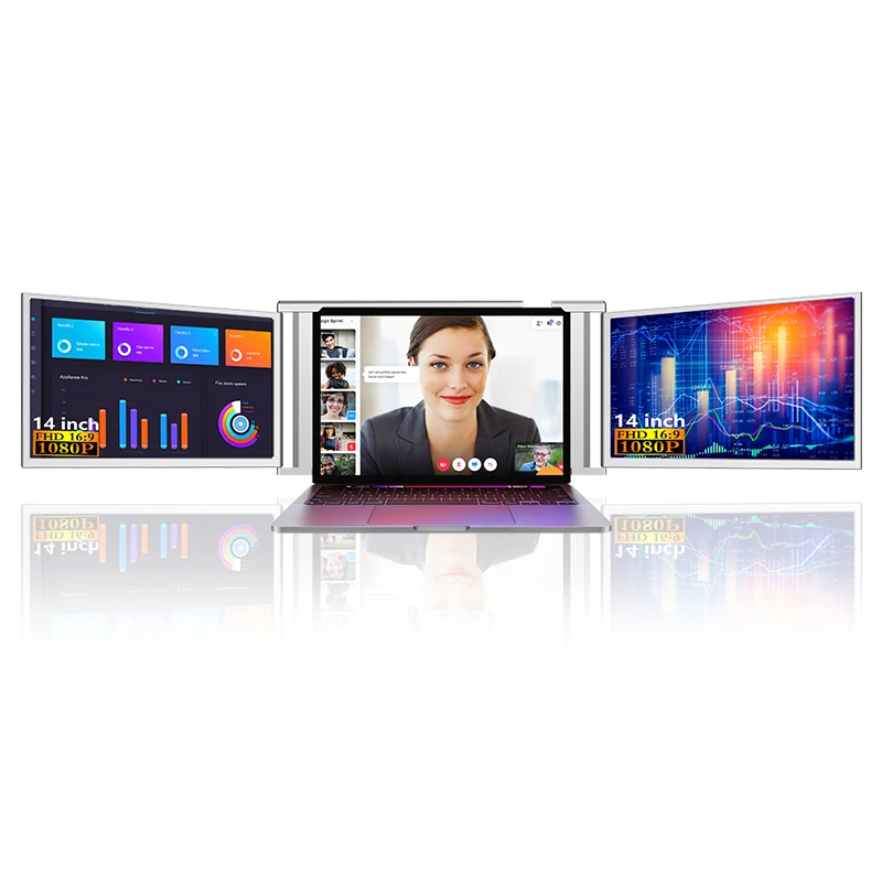 14 Inch Portable Monitor - Triple Screen S1 Multi Display
