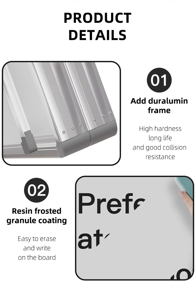 Interactive Whiteboard - Push-Pull Magnetic Chalkboard