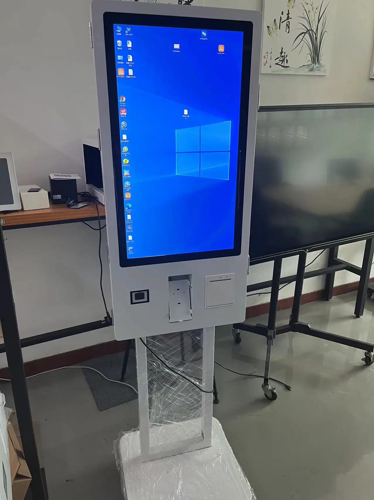 32inch Android Restaurant Menu Kiosks Self Service Ordering Bill Store ...