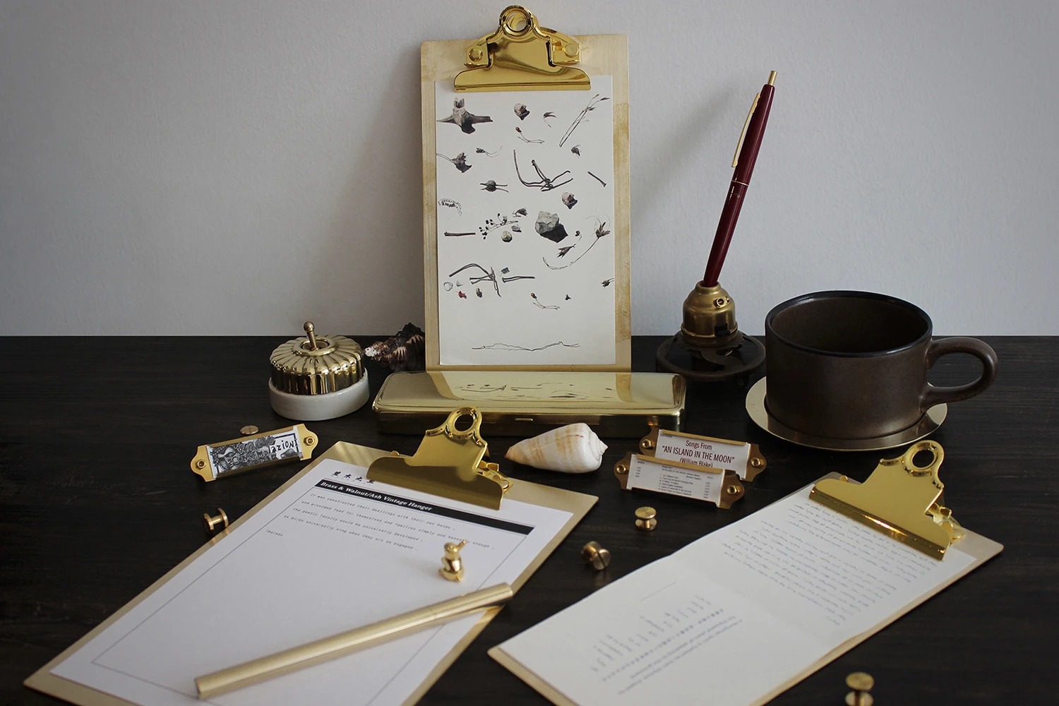 Solid Brass Check Presenters,Gold Storage Clipboard With Stainless ...