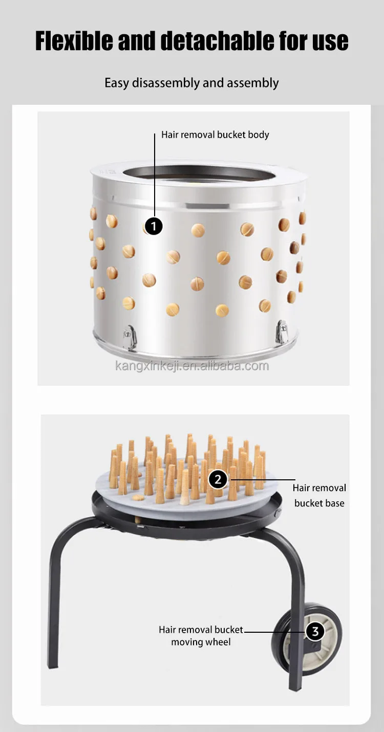 Efficient Chicken Plucker - Automatic Defeathering Machine