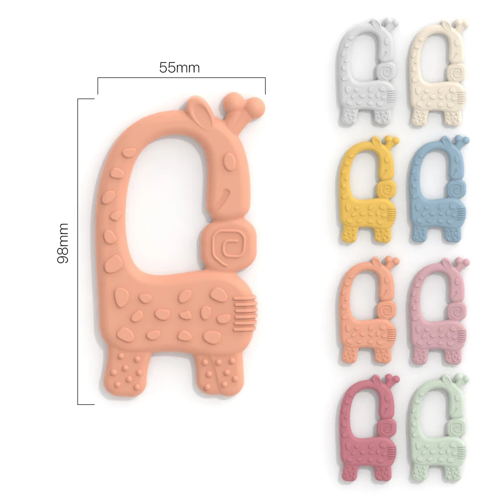 Non-toxic Bpa Free Food Grade Silicone Chew Baby Teether Toys Soft ...
