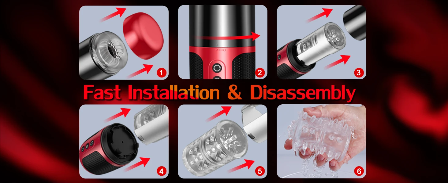 Fully Waterproof Electric Penis Stroker Machines Adults Sex Toy ...